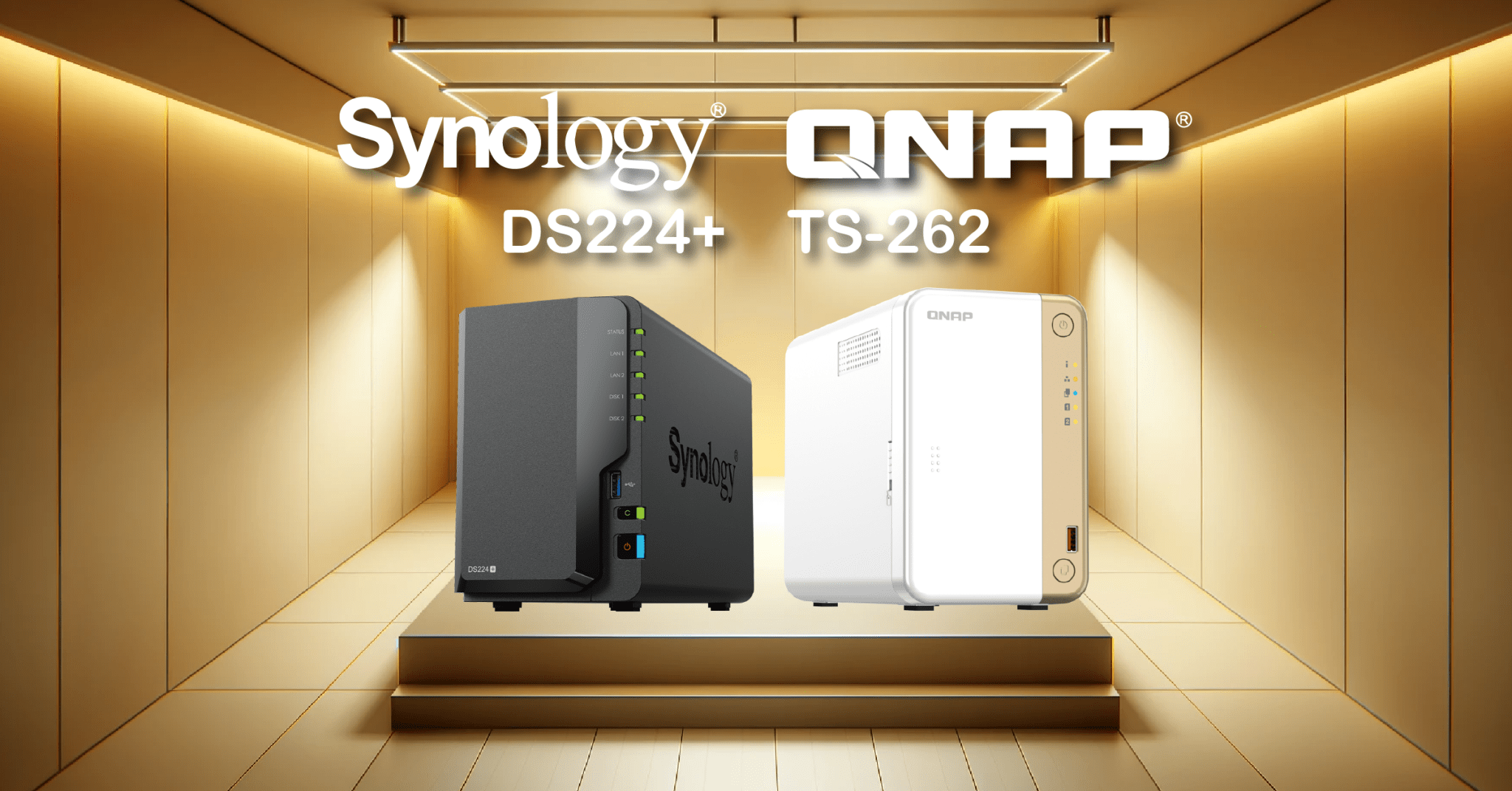 QNAP TS-262 vs Synology DS224+ NAS: Detailed Comparison