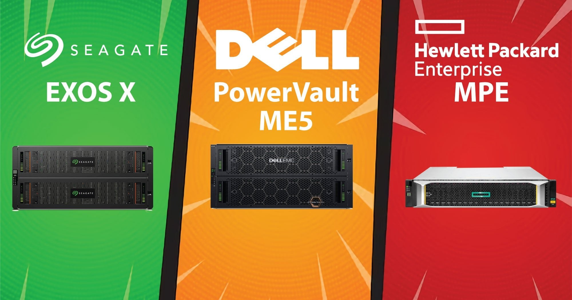 Seagate Exos X vs Dell ME5 vs HPE MSA Ultimate SAN Showdown