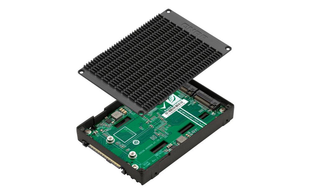 QNAP QDA-U2MP Dual M.2 to U.2 SSD Adapter