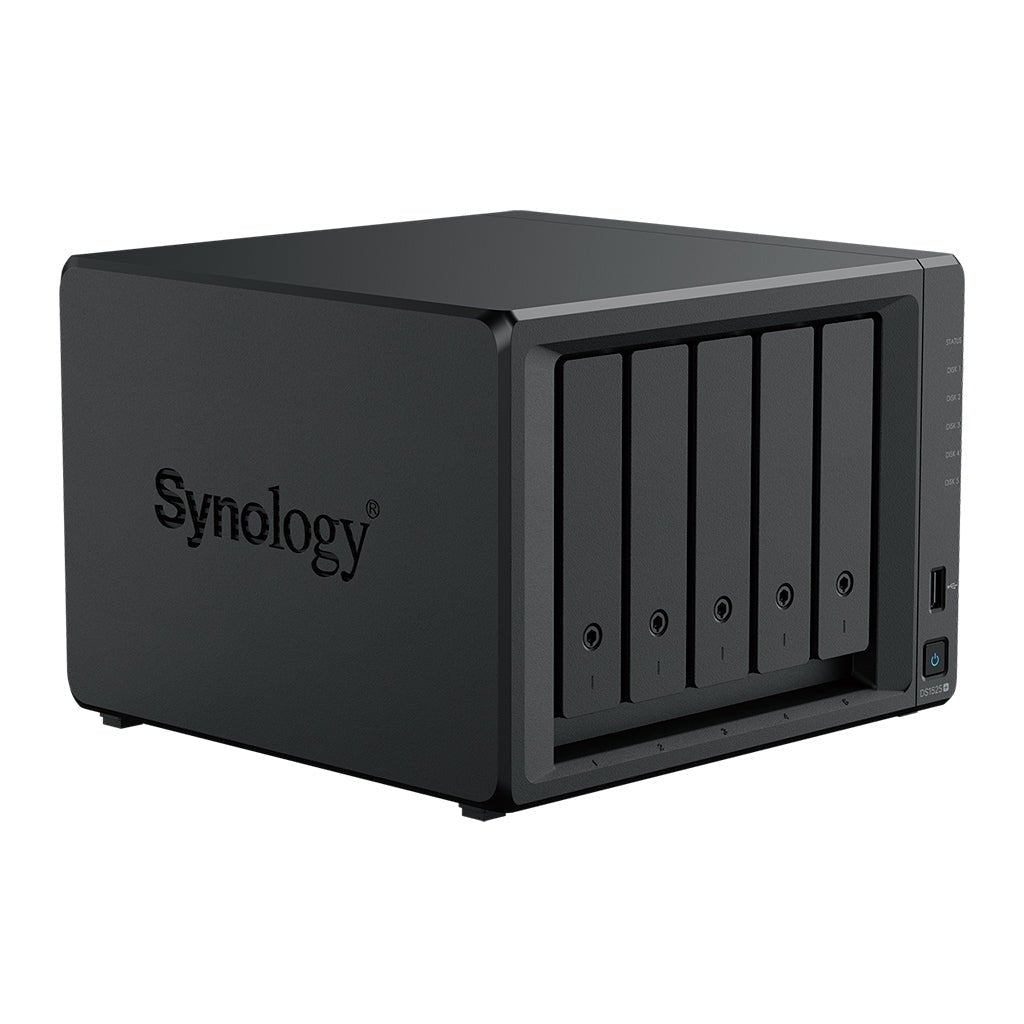Synology DS1525+ 5-Bay 2.5GbE NAS with M.2 SSD & 10GbE