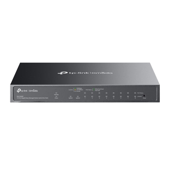TP-Link ES210GMP: 10-Port PoE+ Easy Cloud Gigabit Switch