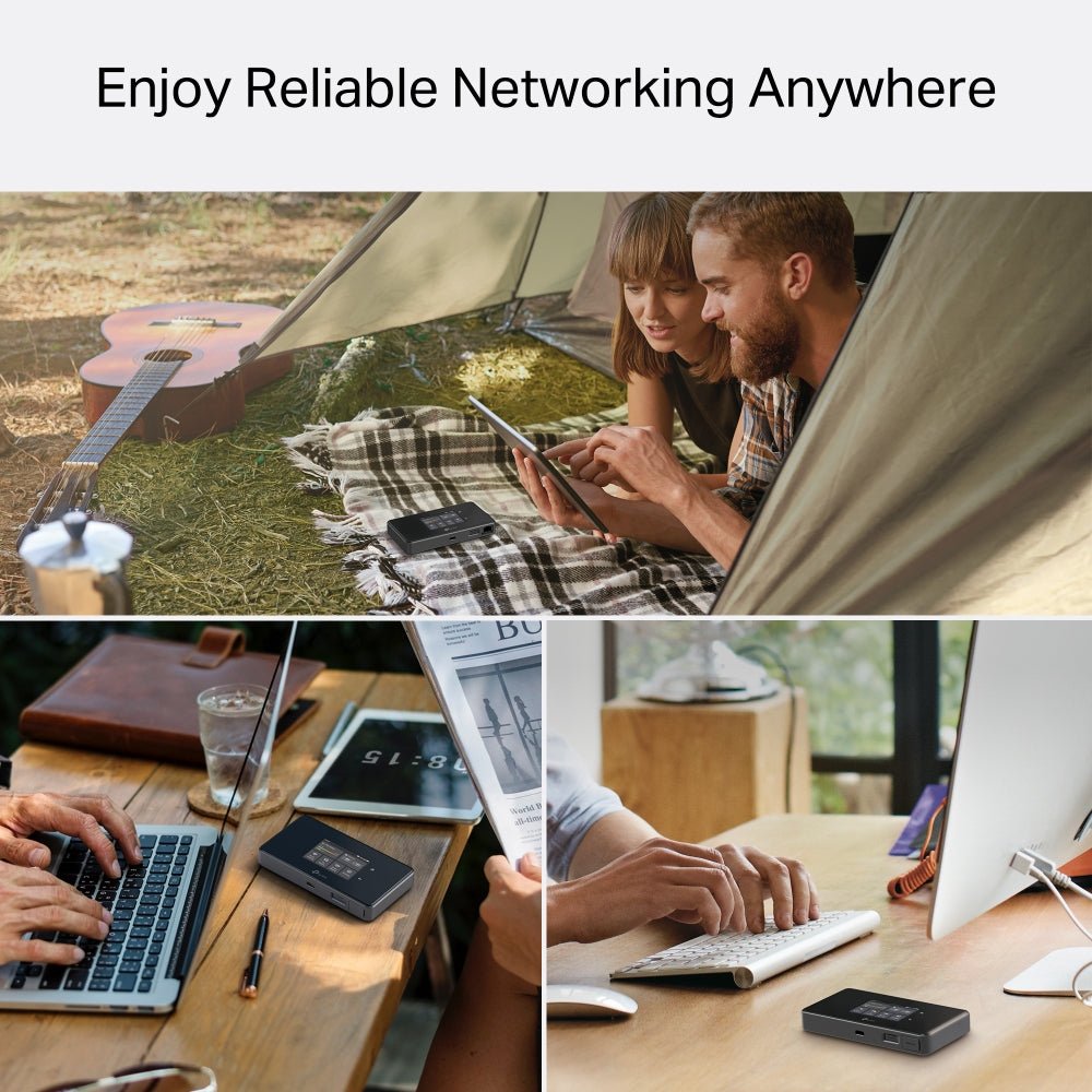 TP-Link M8550 5G Portable Wi-Fi 6E Router with Long Battery