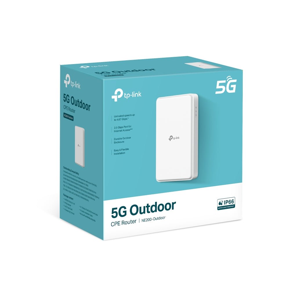 TP-Link NE200-Outdoor 5G Outdoor Router with 2.5GE PoE