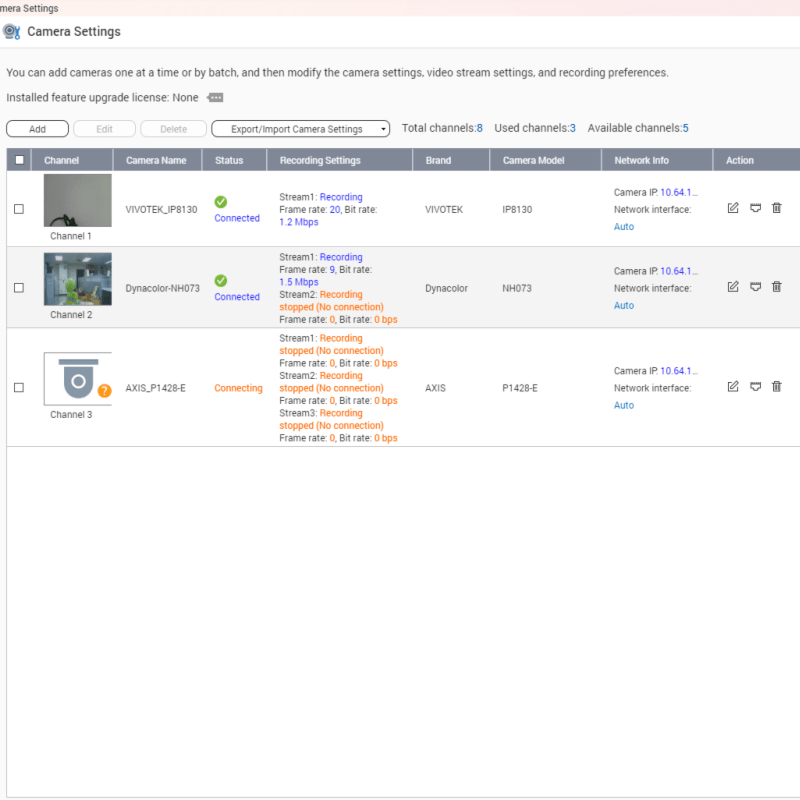 QNAP QVR Pro Surveillance License Pack