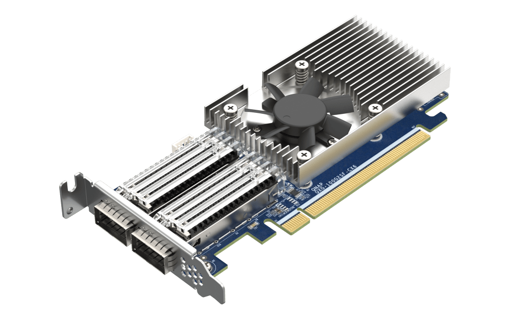 QNAP QXG-100G2SF-CX6 Dual 100GbE Network Adapter, QSFP28