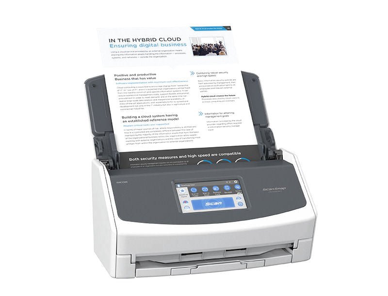 Ricoh iX1600: 40 ppm Team Scanner with Touch Screen