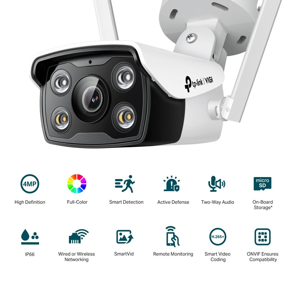 TP-Link VIGI C340-W: 4MP Outdoor Wi-Fi Bullet Camera